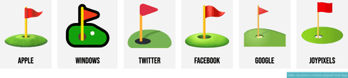 ⛳ Flag in golf hole emoji