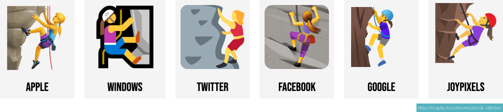 🧗 Rocker climber emojis 🧗🏻🧗🏼🧗🏽🧗🏾🧗🏿🧗‍♂️🧗‍♀️