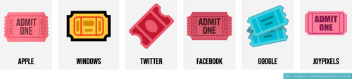 🎟️ Admission tickets emoji
