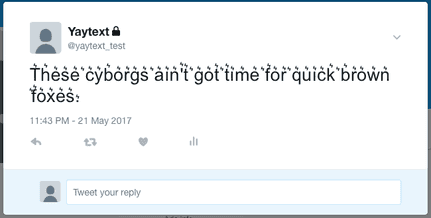 Unicode Lightning - L͛i͛g͛h͛t͛n͛i͛n͛g͛