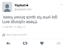 Texto invertido usando unicode - opıʇɹǝʌuı oʇxǝʇ
