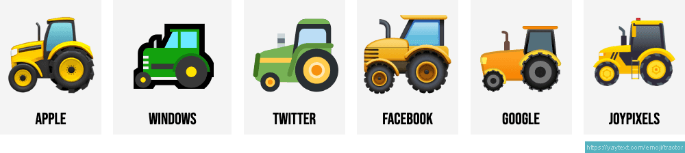 🚜 Tractor emoji