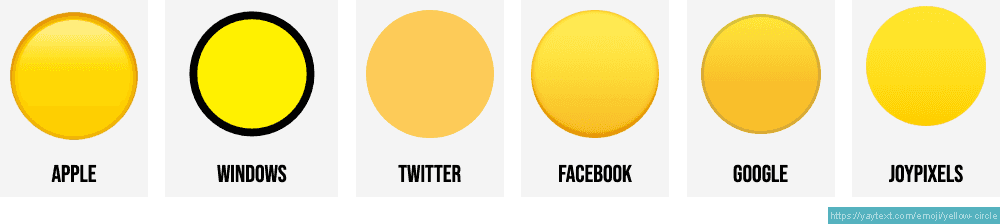 🟡 Yellow circle emoji