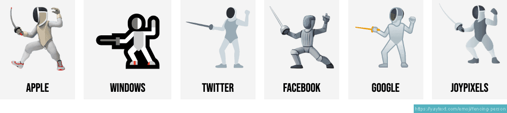 🤺 Person fencing emoji