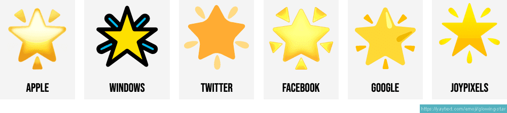🌟 Glowing star emoji