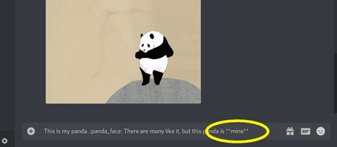 How can I make bold text in Discord chat?