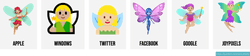 🧚 Fairy emojis 🧚🏻🧚🏼🧚🏽🧚🏾🧚🏿🧚‍♂️🧚‍♀️