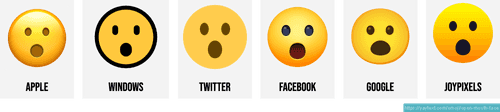😮 Open mouth face emoji