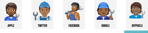 🧑‍🔧 Emojis mecânicos 🧑🏻‍🔧🧑🏼‍🔧🧑🏽‍🔧🧑🏾‍🔧🧑🏿‍🔧👨‍🔧👩‍🔧