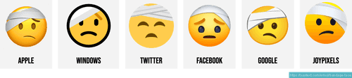 🤕 Emoji de cara con vendaje en la cabeza