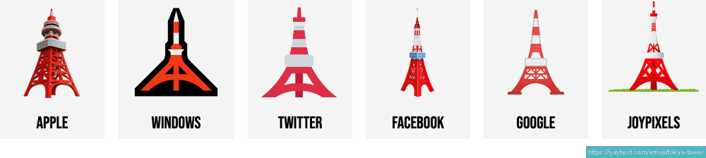 🗼 Tokyo tower emoji