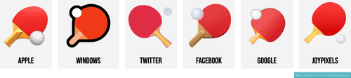 🏓 Ping pong emoji