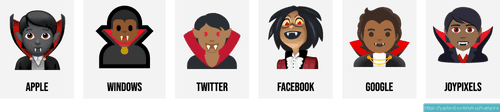 🧛 Vampire emojis 🧛🏻🧛🏼🧛🏽🧛🏾🧛🏿🧛‍♂️🧛‍♀️