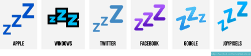 💤 Emoji de dormir Zzz