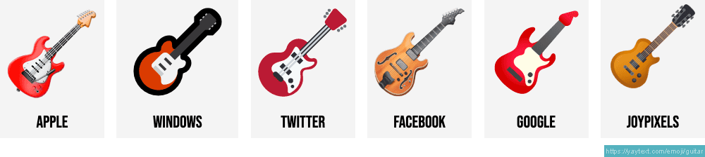 🎸 Guitar emoji
