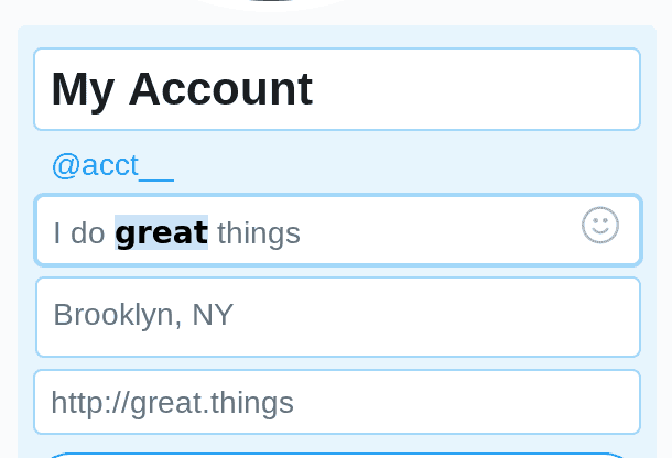 How do I write in bold on Twitter?