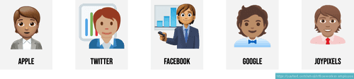 🧑‍💼 Office worker emojis 🧑🏻‍💼🧑🏼‍💼🧑🏽‍💼🧑🏾‍💼🧑🏿‍💼👨‍💼👩‍💼