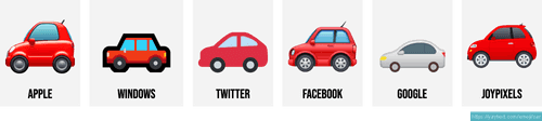 🚗 Emoji de carro / automóvel