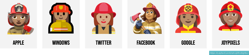 🧑‍🚒 Émojis pompier