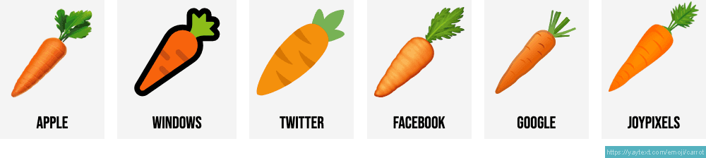 🥕 Carrot emoji