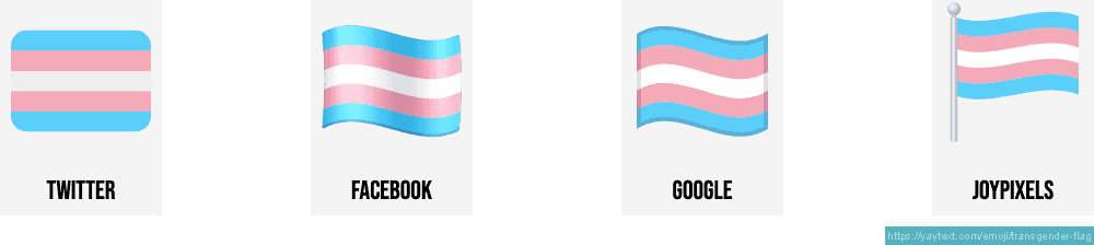 🏳️‍⚧️ Transgender flag emoji