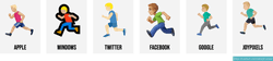 🏃 Runner emojis 🏃🏻🏃🏼🏃🏽🏃🏾🏃🏿🏃‍♂️🏃‍♀️