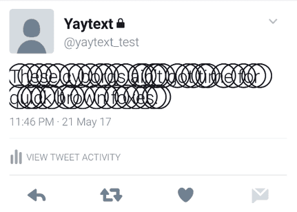 Unicode Bubble Text