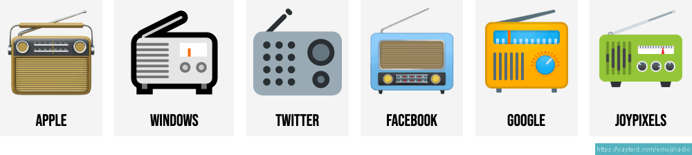 📻 Radio emoji