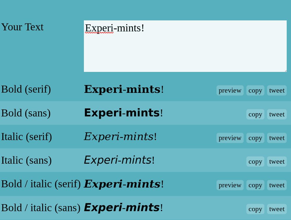 How do I write in bold on Twitter?